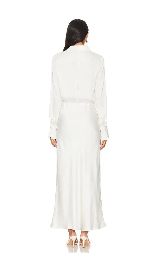 Favorite Daughter Take Me Seriously Long Dress In Ivory - 30% Off |  Editorialist