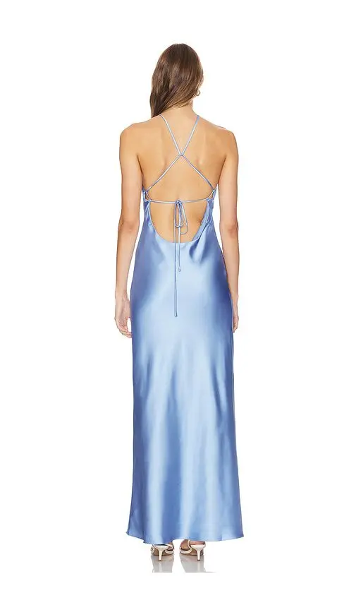 Line & Dot Gramercy Halter Neck Dress