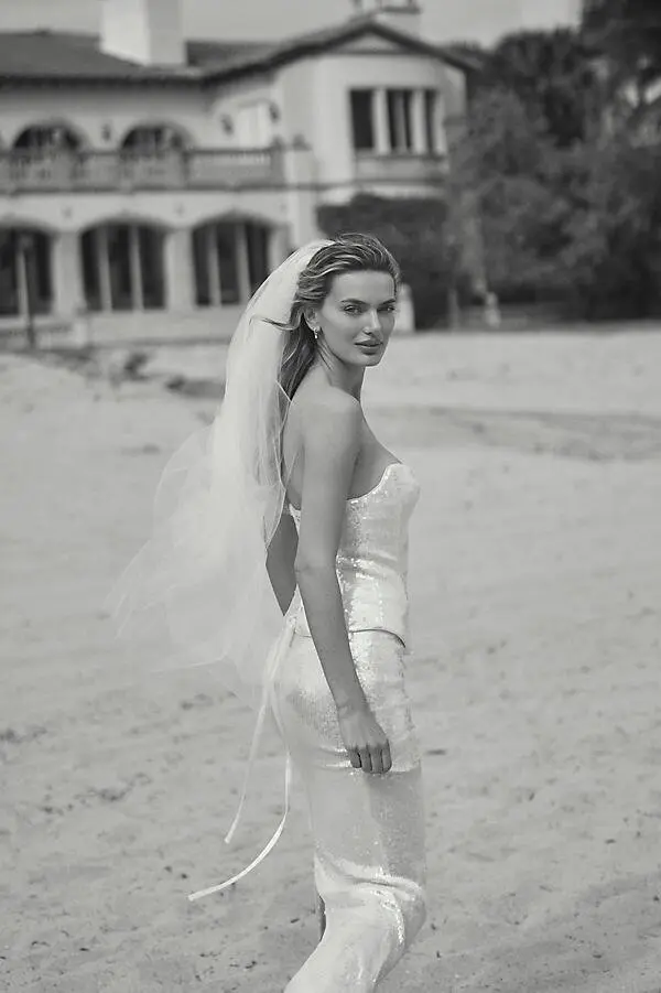 Bhldn Lilly Fingertip Veil