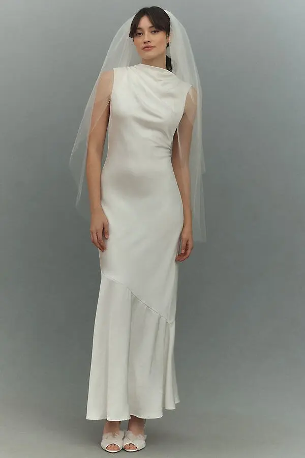 Bhldn Lilly Fingertip Veil