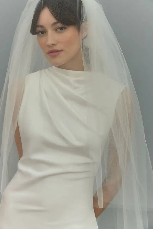 Bhldn Lilly Fingertip Veil