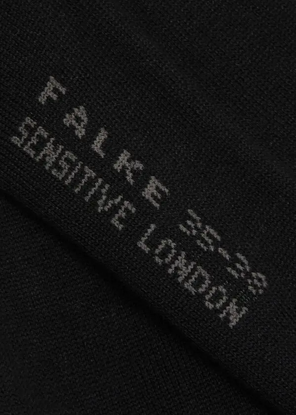 Falke Sensitive London Cotton-blend Socks - Black