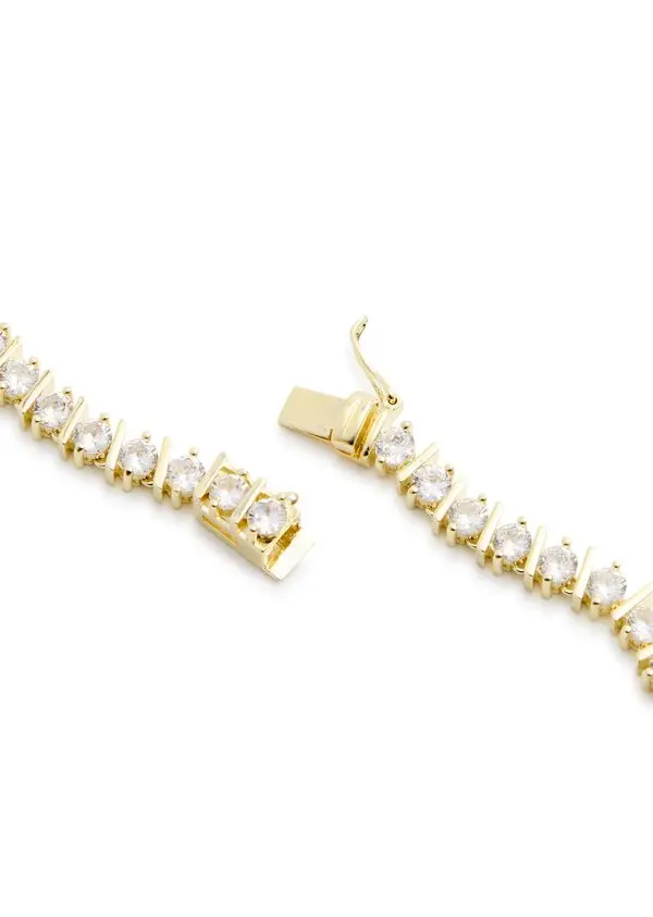 CZ BY KENNETH JAY LANE Crystal-embellished Tennis Necklace