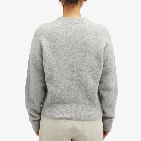 Dunst Shaggy Dog Sweater In Melange Grey - 60% Off | Editorialist