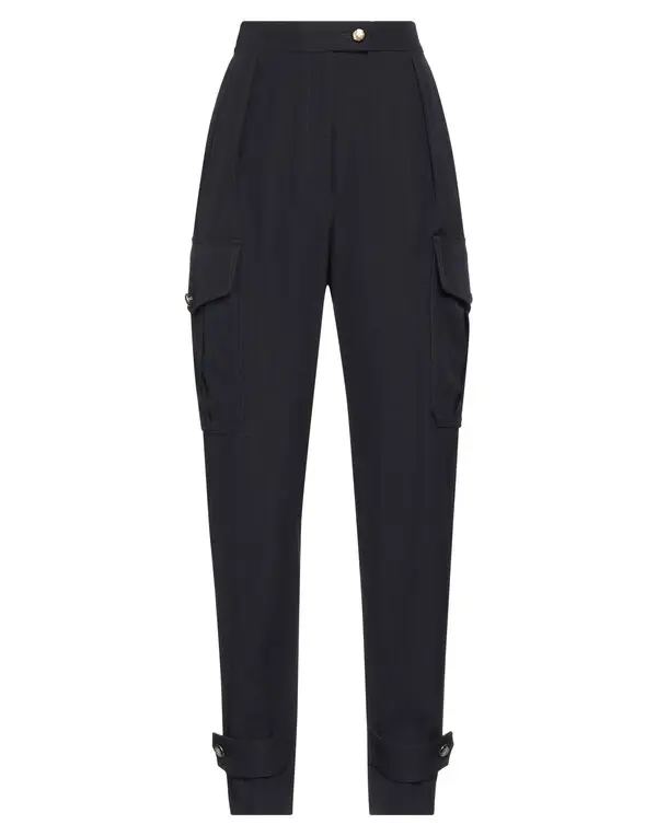 Alexander McQueen Tapered Wool Cargo Pants - Navy