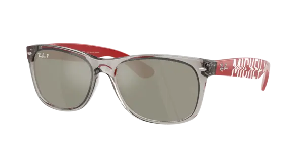 Ray-ban New Wayfarer Disney Mickey & Minnie Mouse Sunglasses - Grey Mirror Silver - Polar