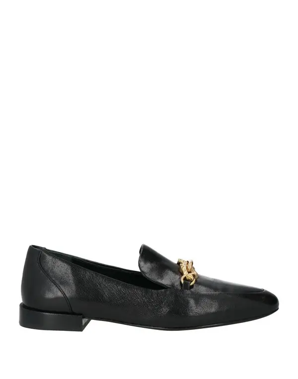 Tory Burch Loafers Camel Size Goat Skin - Black