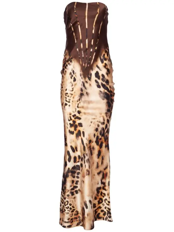 shayna silk dress Retrofete Shayna Silk Dress - Neutrals