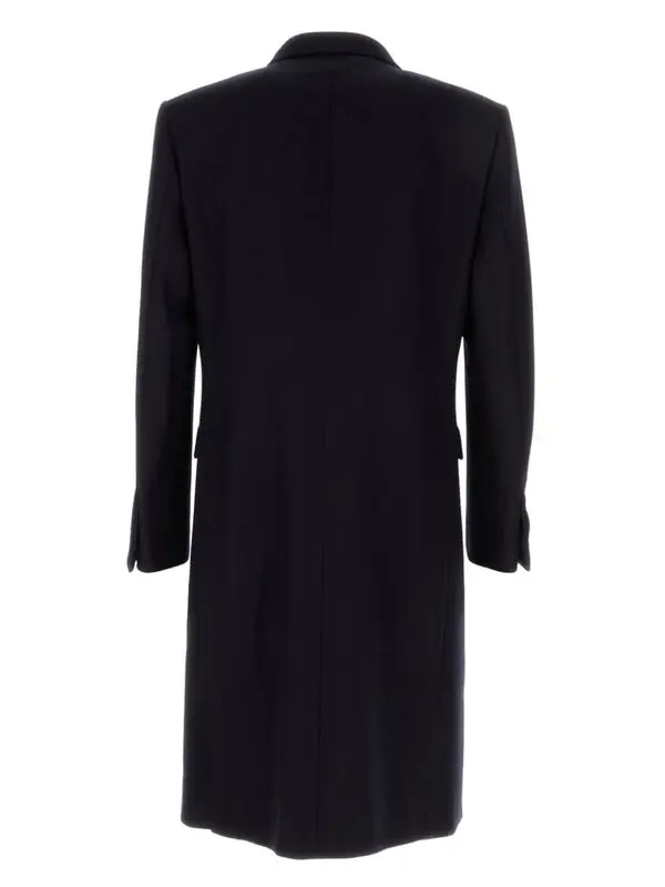 Givenchy Single-breasted Coat In Virgin Wool