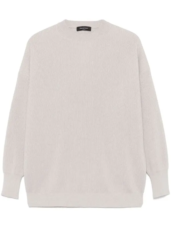 Fabiana Filippi Lamé Sweater - Neutrals