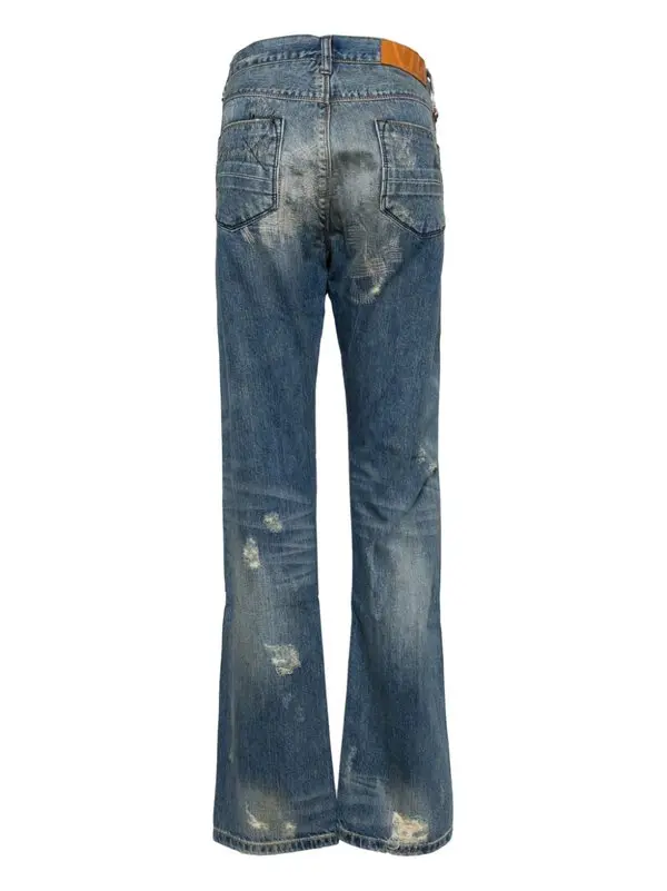 PRIVATE STOCK LABS Whiskering Effect Jeans