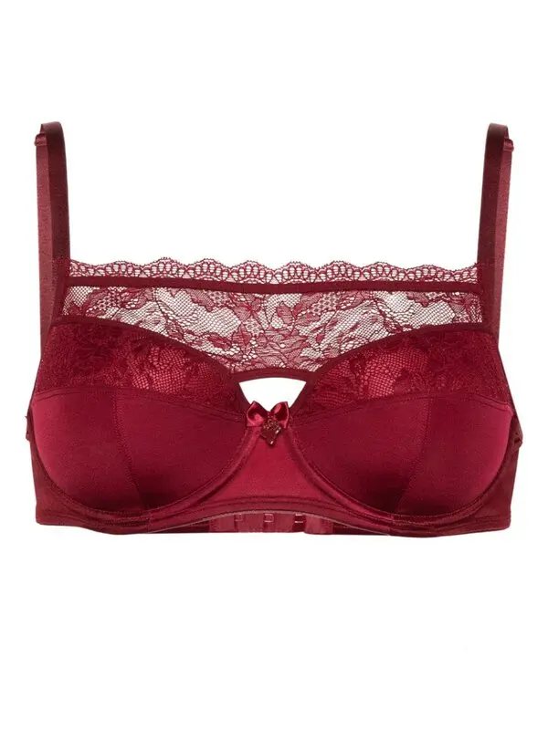 Marlies Dekkers Carita Lace Plunge Bra - Red