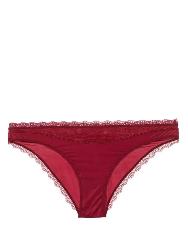 Marlies Dekkers Carita Lace-panel Briefs - Red