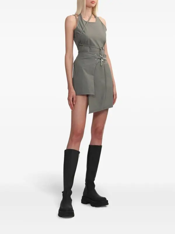 HELIOT EMIL Asymmetric Wrap Mini Skirt