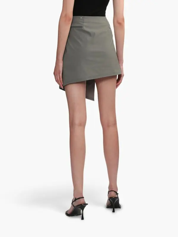HELIOT EMIL Asymmetric Wrap Mini Skirt