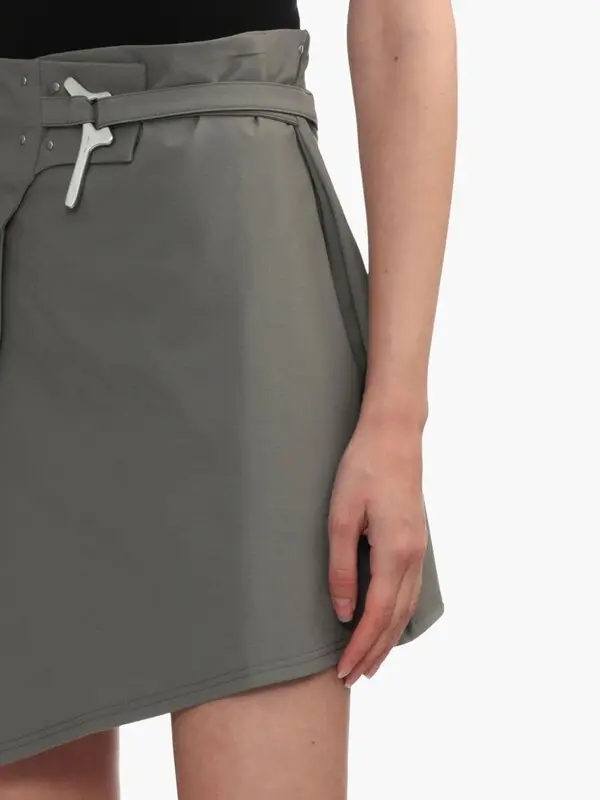 HELIOT EMIL Asymmetric Wrap Mini Skirt