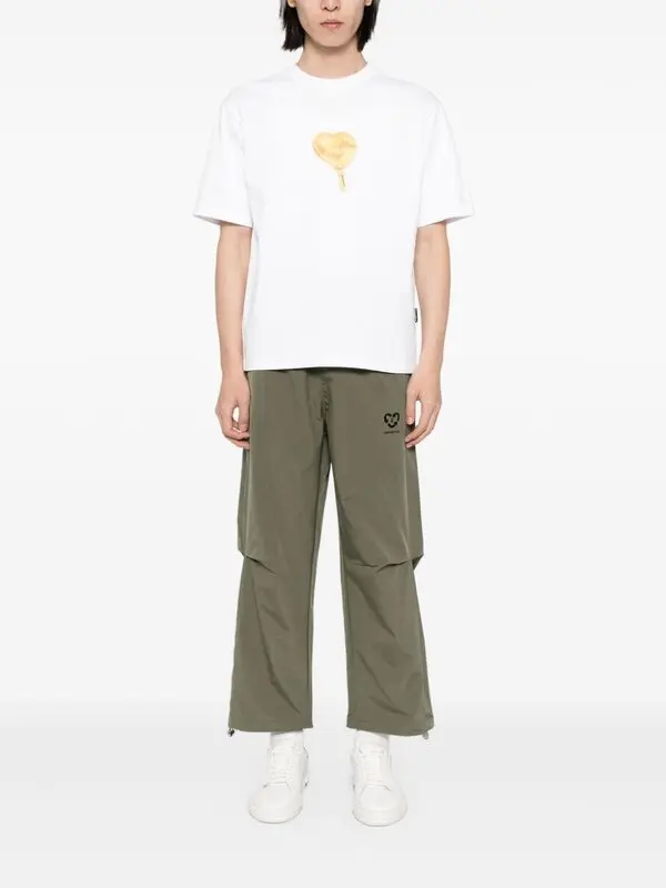 GROUND ZERO Logo-print Cotton T-shirt - White