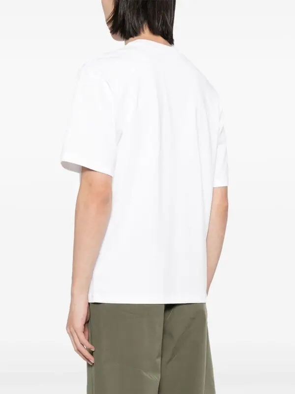 GROUND ZERO Logo-print Cotton T-shirt - White