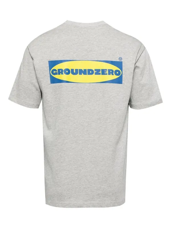 GROUND ZERO Logo-print Cotton T-shirt