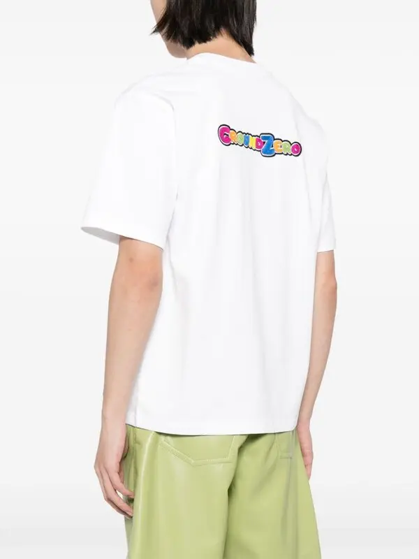 GROUND ZERO Logo-print Cotton T-shirt