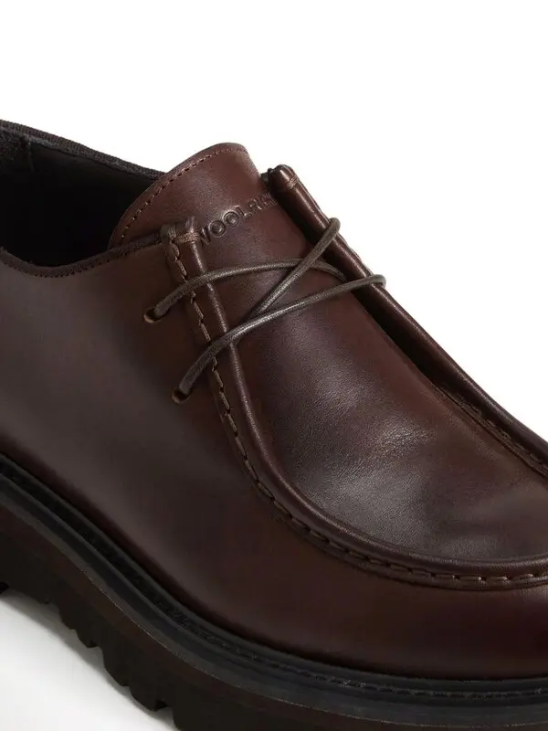 Woolrich Leather Derby Shoes - Brown