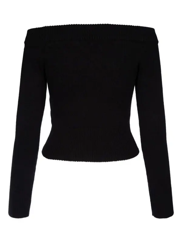 Alexander McQueen Off-shoulder Jumper