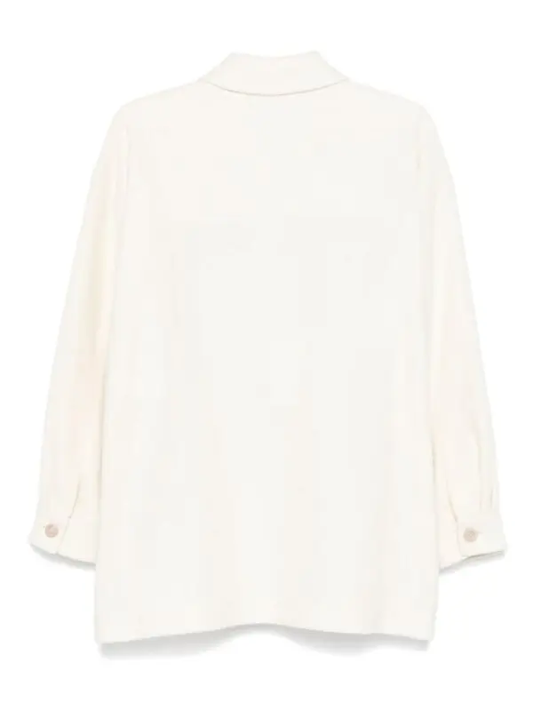 Max Mara Single-breasted Coat - White