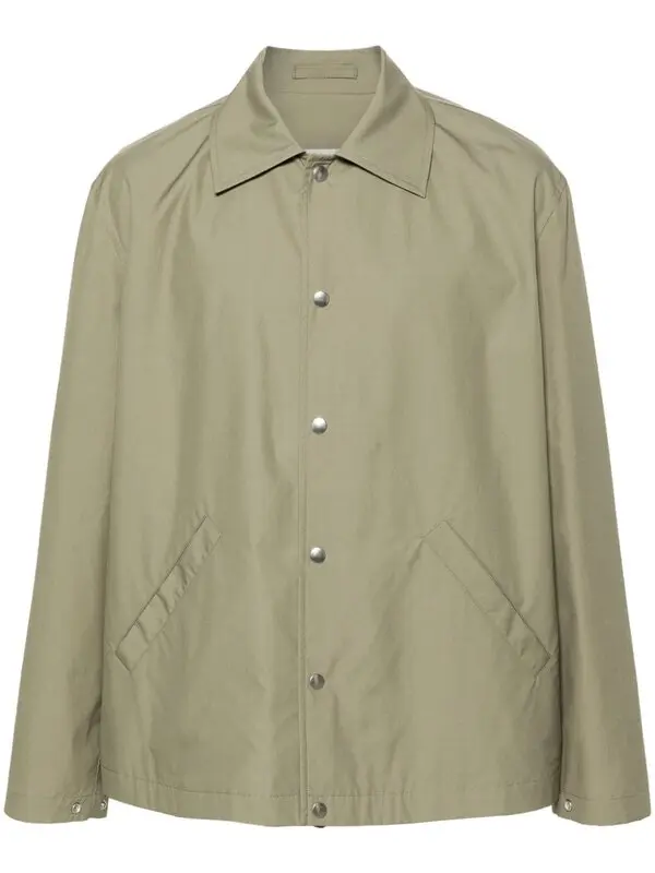 JIL SANDER Logo-print Jacket - Green