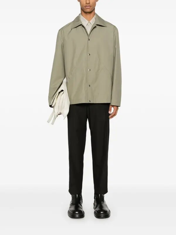 JIL SANDER Logo-print Jacket - Green