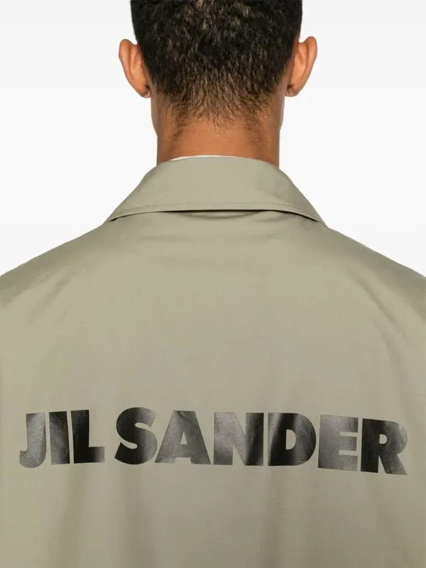JIL SANDER Logo-print Jacket - Green