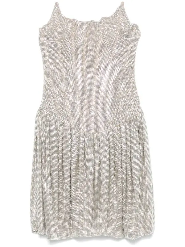 Giuseppe Di Morabito Crystal-embellished Mini Dress