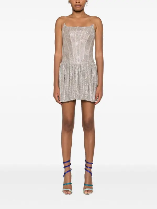 Giuseppe Di Morabito Crystal-embellished Mini Dress