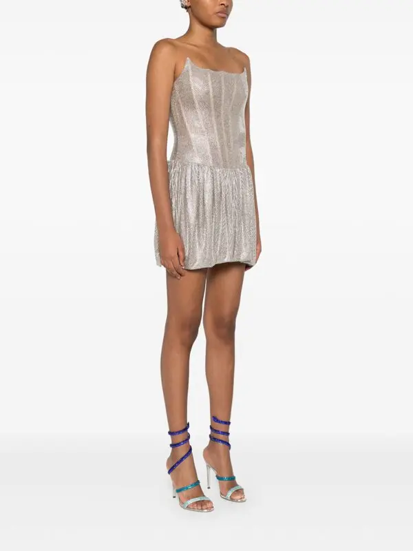 Giuseppe Di Morabito Crystal-embellished Mini Dress