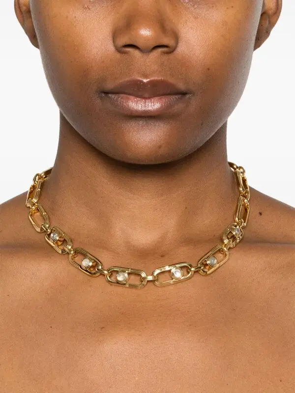 MISSOMA Zenyu Link Gemstone Choker - Gold