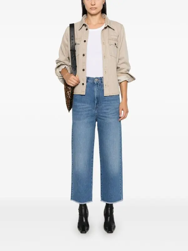 Isabel Marant Dilali Cropped Straight Leg Jeans