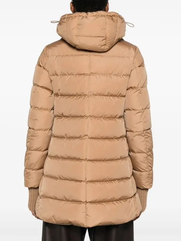 Herno Hooded Padded Coat - Brown
