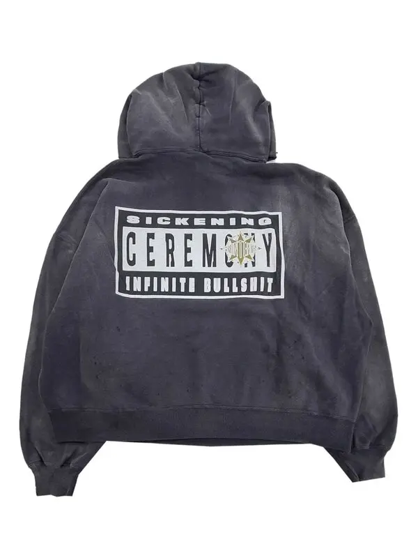 SAINT MXXXXXX Logo Hoodie - Black