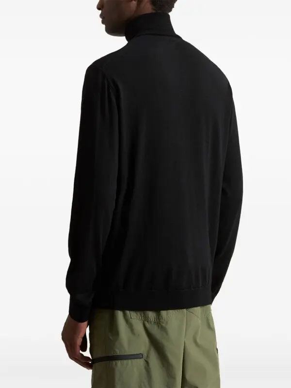 Woolrich Roll-neck Knitted Jumper - Black