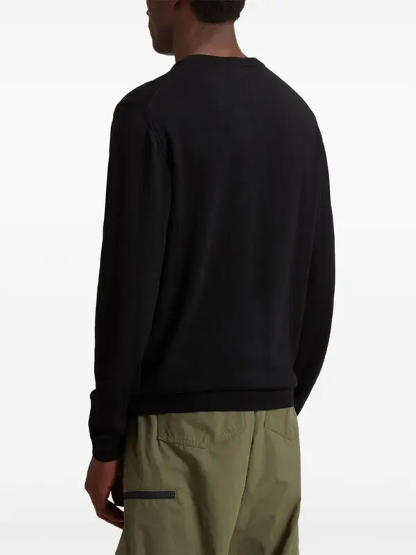 Woolrich Logo-tag Knitted Jumper - Black