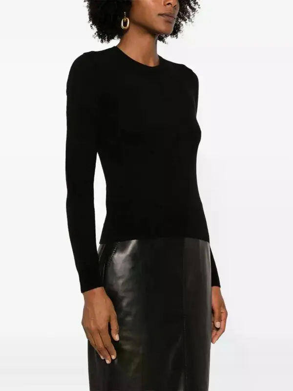 Saint Laurent Openwork Cashmere Sweater