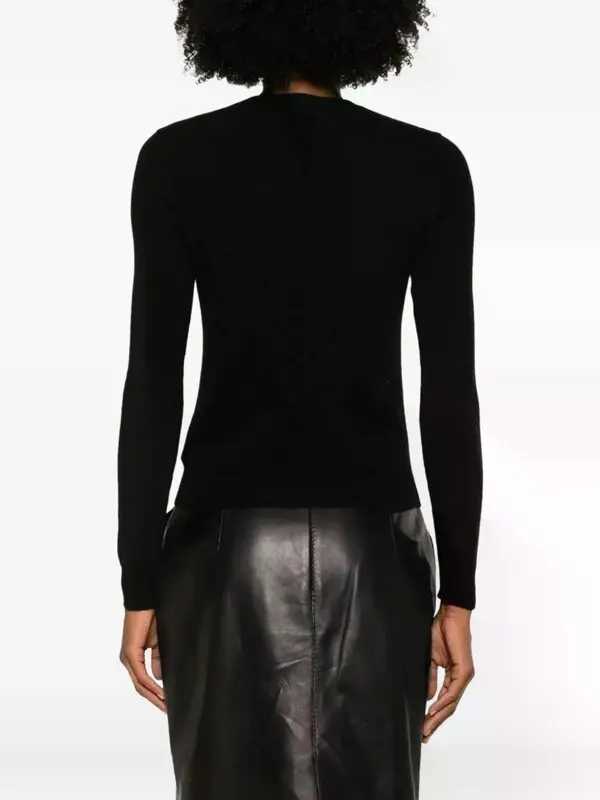 Saint Laurent Openwork Cashmere Sweater