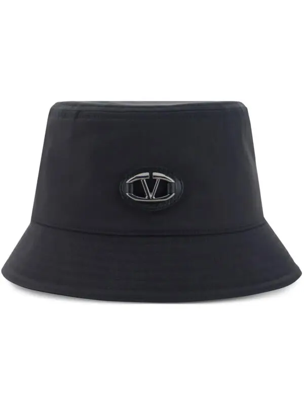 Valentino Garavani Vlogo The Bold Edition Bucket Hat - Black
