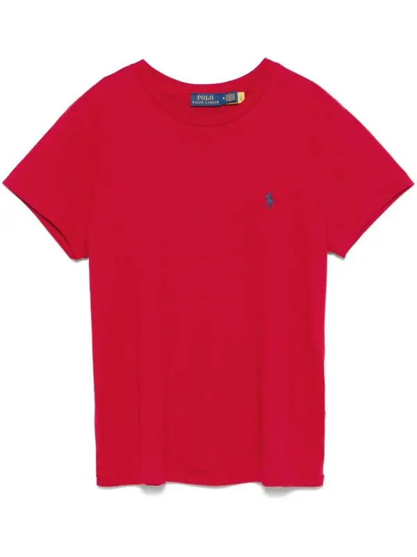 Polo Ralph Lauren Pony-embroidered T-shirt - Red