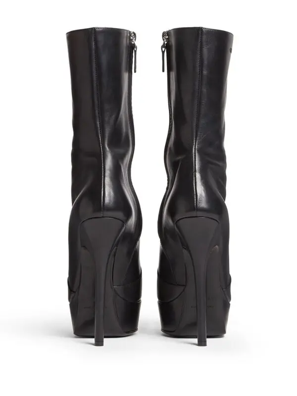 Dsquared2 120mm Logo-debossed Leather Boots