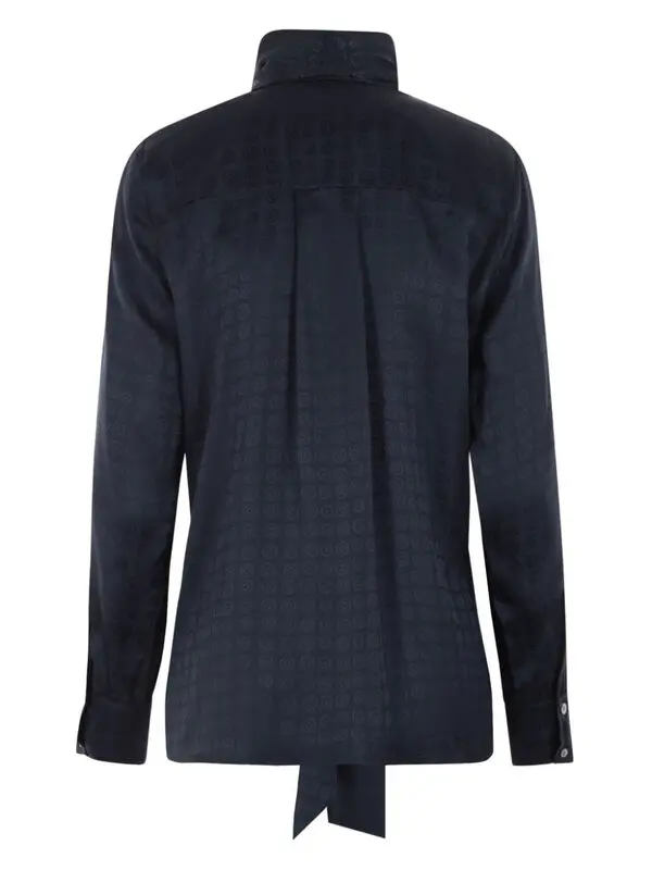 10 CORSO COMO Lavallière Shirt - Blue