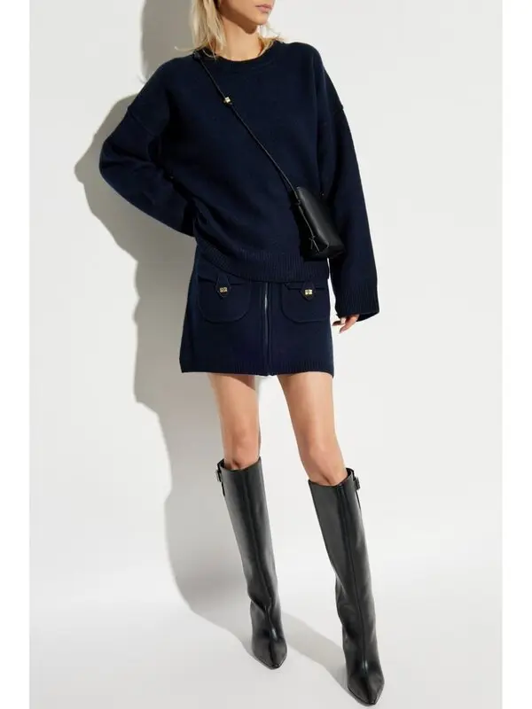 GANNI Wool Sweater - Blue