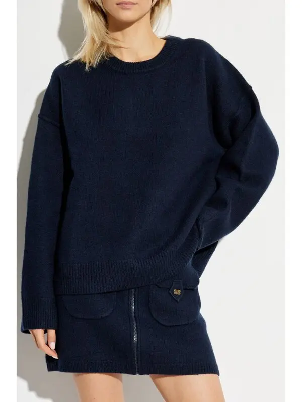 GANNI Wool Sweater - Blue