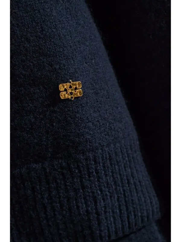 GANNI Wool Sweater - Blue