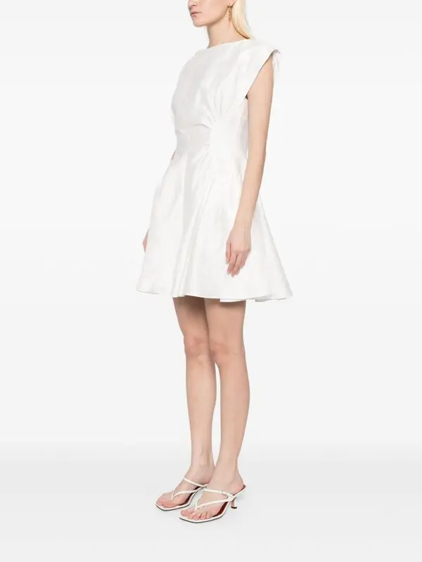 Acler Emery Mini Dress - White | Editorialist