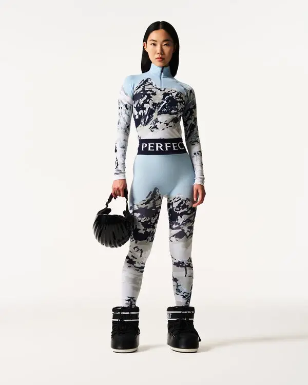 Perfect Moment Jacquard Legging - Landscape